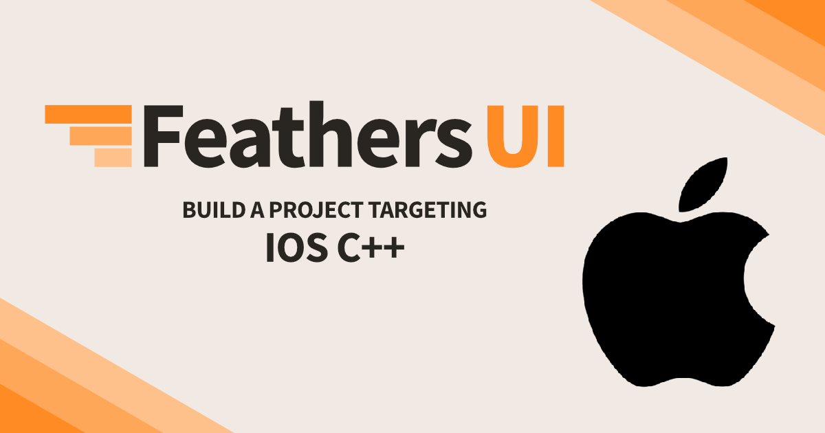 Build a Feathers UI project as an iOS app - Feathers UI