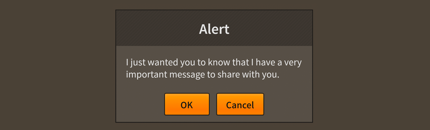 How to use the Alert component (AS3/Starling version) - Feathers UI