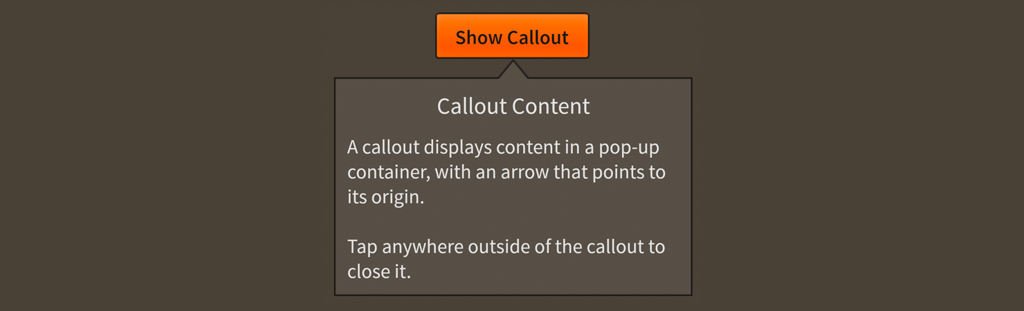 How to use the Callout component (Starling version) - Feathers UI